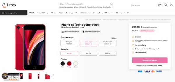 Test et avis de la marque Largo et du site internet largo.fr